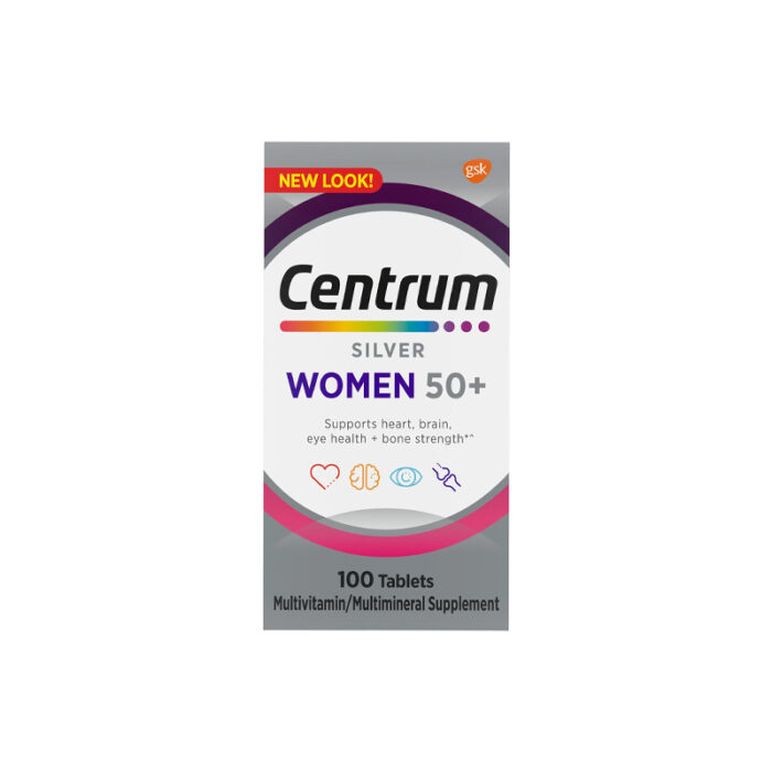 Centrum Silver Women’s 50 Plus Multivitamin 100 Tabs - Cosmeclassy