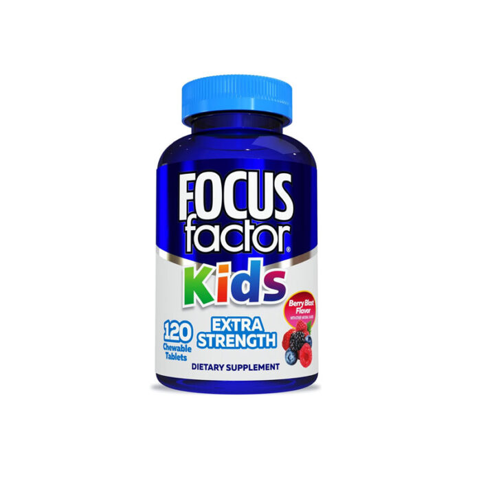 Focus Factor Kids Extra Strength Chewable 120 Tablets - Cosmeclassy