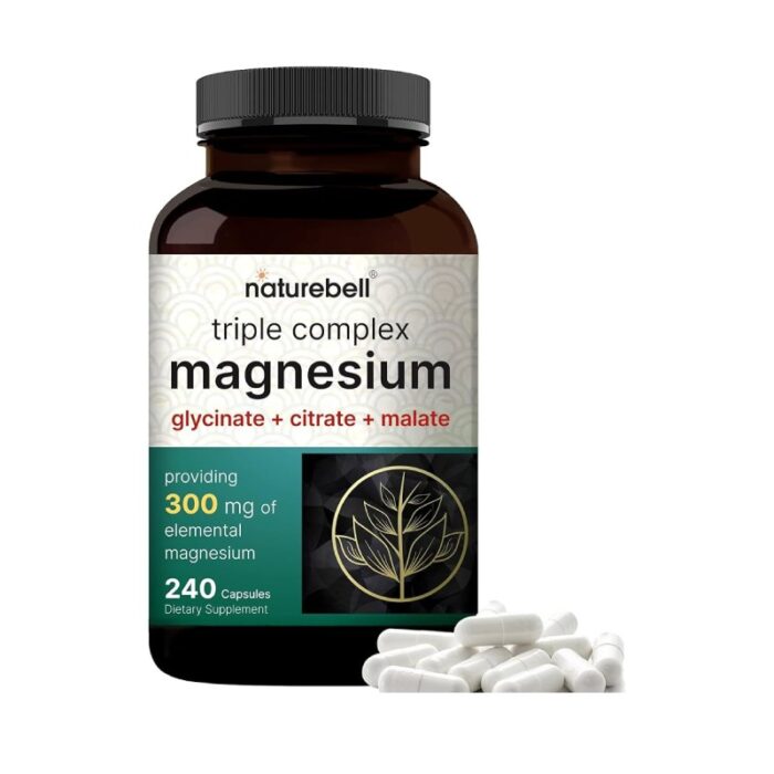 Naturebell Magnesium Triple Complex – 240 capsules - Cosmeclassy